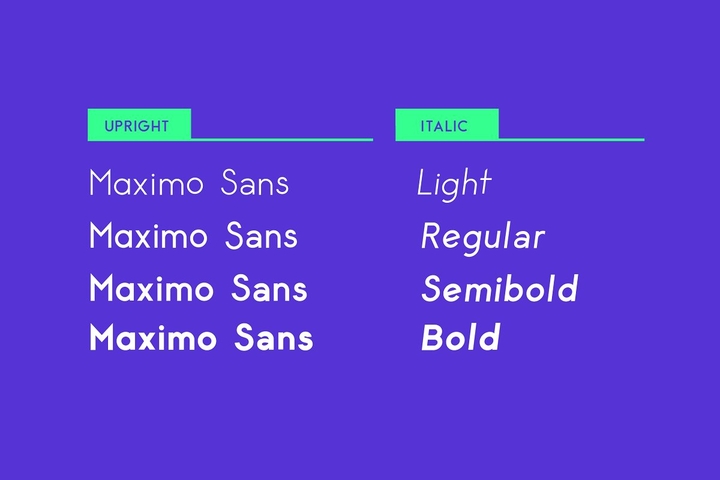Maxim Sans Font